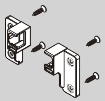 Универсальный держатель рейлинга DTC Dragon Box серый (MO103J,H12)